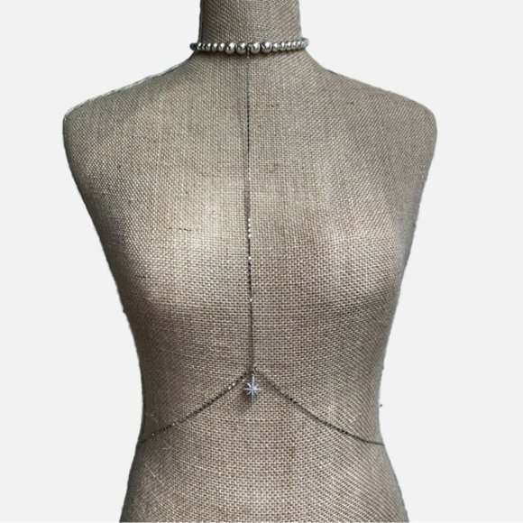 Grains De Verre | Jewelry | Grains De Verre Silver Star Body Chain ...